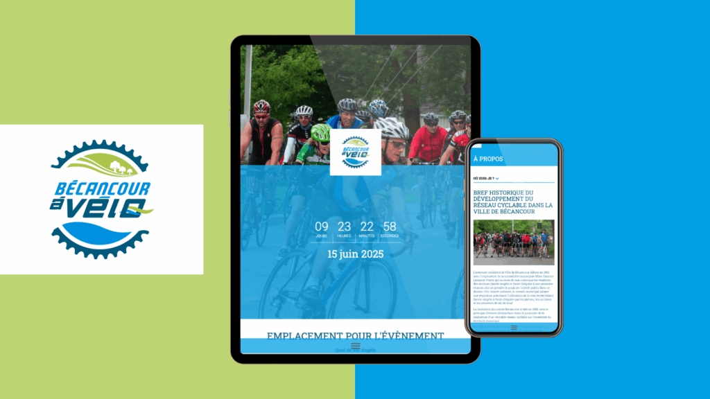 Nouveau Logo et image de marque renouvelée - Bécancour à vélo